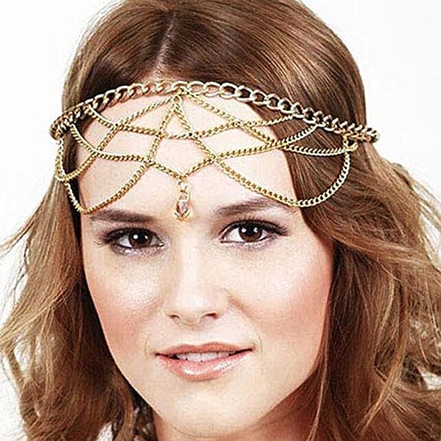 Arabic Head Chain | Gift Arabian Headpiece Jewelry - Ferns N Petals