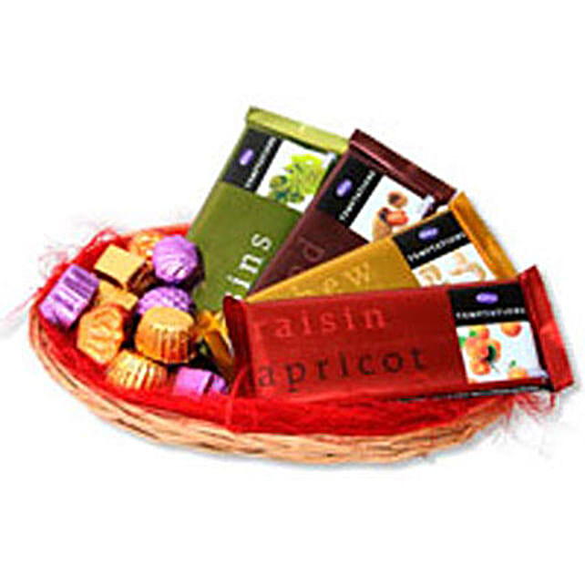 Temptations chocolate Basket | Gift Temptations chocolate Basket ...